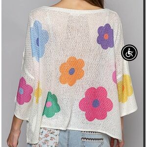 POL | Sweaters | Pol Flower Sweater | Poshmark